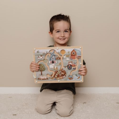 Little Dutch Magnetic Maze Puzzle | Little Farm – Full of Beans Baby ...